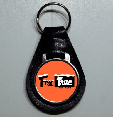 Reproduction Vintage Fox Trac Snowmobile Logo Medallion Leather ...