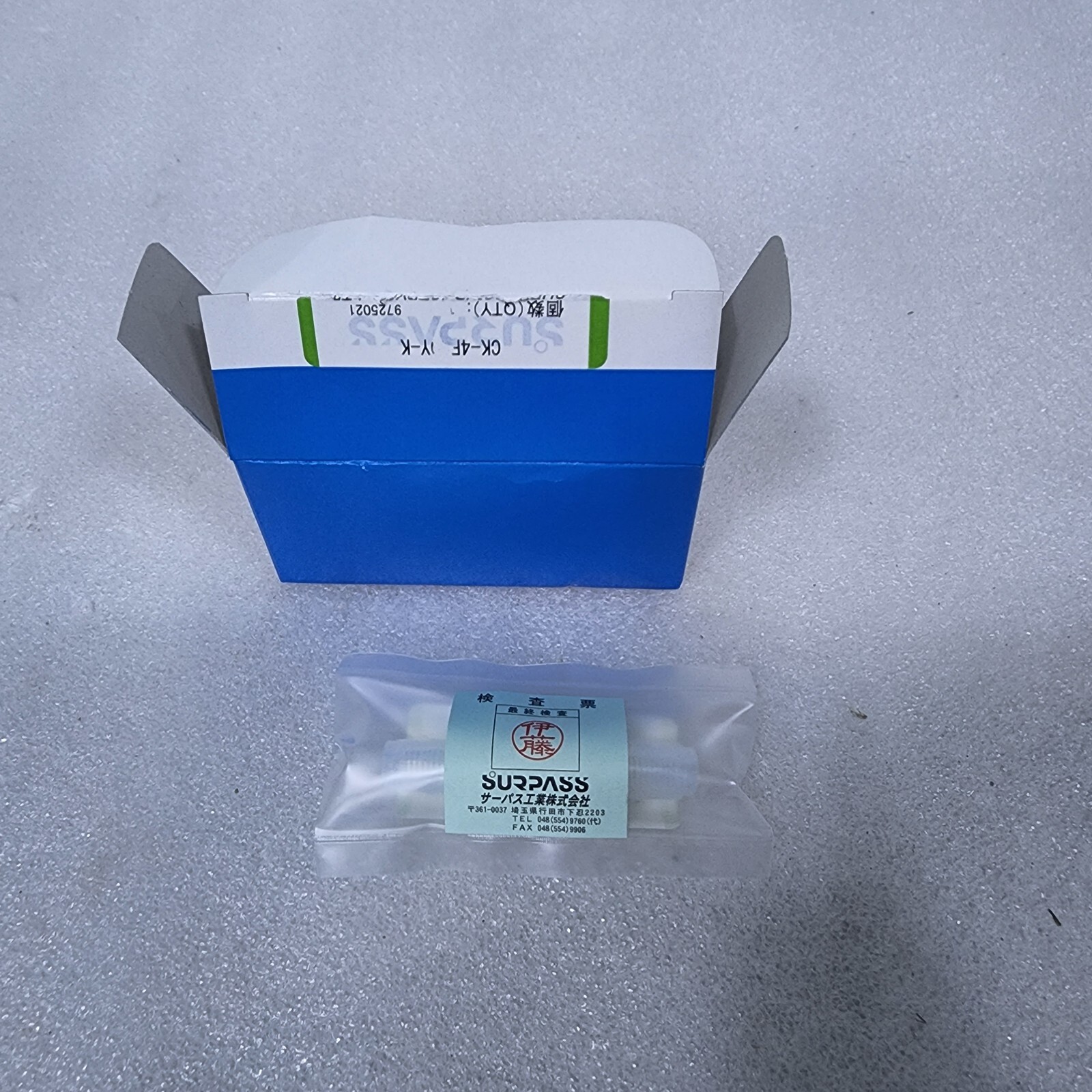 100% NEW SURPASS CK-4F60Y-K CHECK VALVE NO RETURN FREE SHIP | eBay