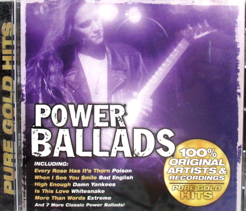 VARIOUS - Power Ballads - Pure Gold Hits 100 Original Artists ...