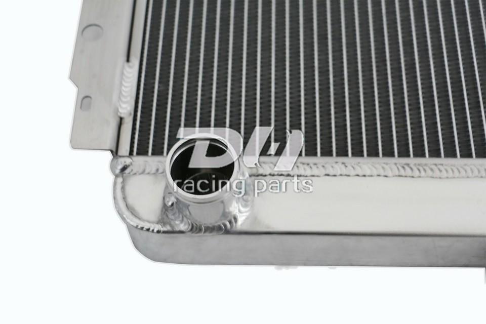 4 Row Alu Radiator For 1975-1978 Ford Mustang II Base Ghia Mach 1 5.0L ...