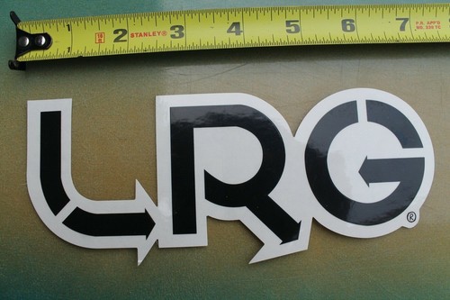 LRG Lifted Research Group Clear Black Recycle Z25 Vintage Skateboarding ...