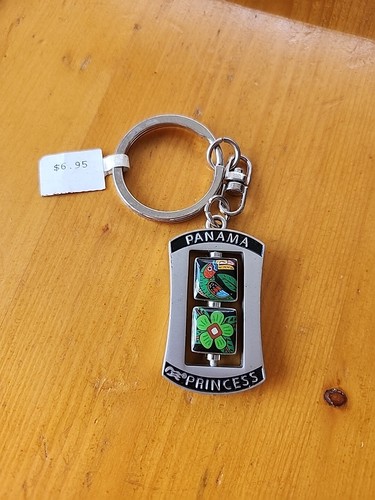 Princess Cruise Lines Panama Spinner Silvertone Metal Keychain | eBay