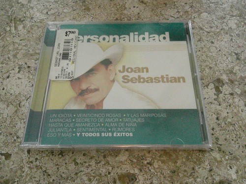 Joan Sebastian "Personalidad" CD Sealed. 20 Tracks. Sony Music. 2015 ...