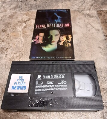 2000 Vintage Final Destination Horror Movie VHS Tape Tested ...