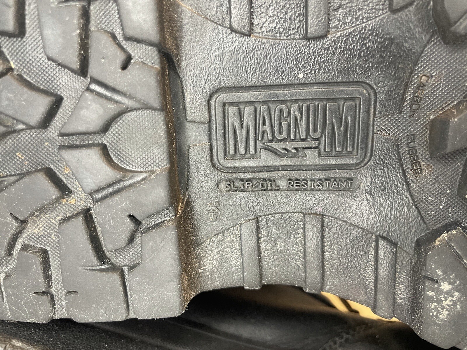 Magnum Mens Military Tactical Work Boots Blk Side Zip… - Gem