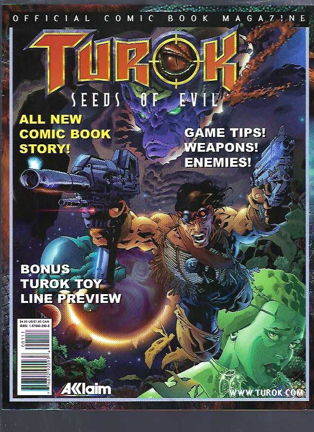 TUROK SEEDS OF EVIL MAGAZINE - - AKLAIM COMICS | eBay UK