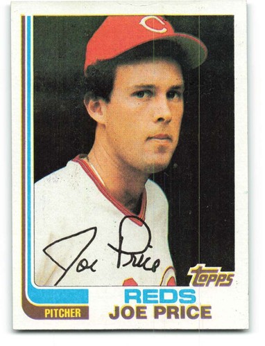 1982 Topps #492 Joe Price NM++ Reds | eBay