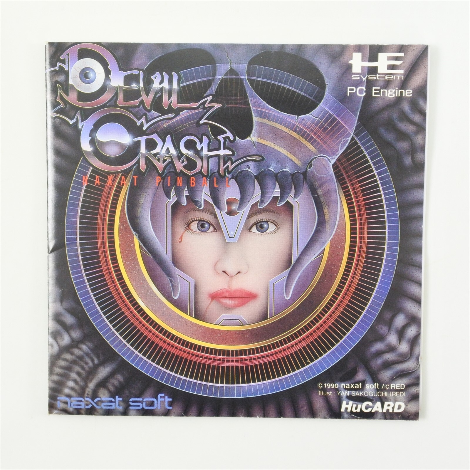 DEVIL CRASH NAXAT PINBALL PC Engine Hu 2178 pe | eBay