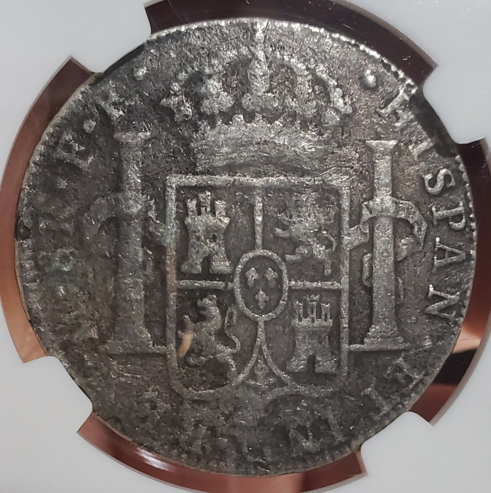 1783 Mo FF 8 Reales El Cazador Shipwreck Silver Coin NGC Certified ...