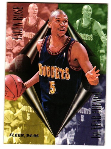 1994-95 Fleer Jalen Rose #9 1st Year Phenoms | eBay