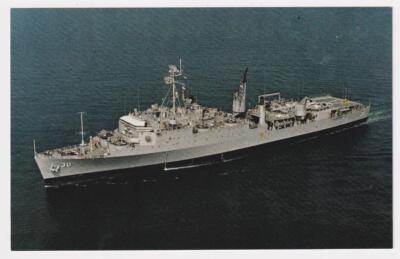 Dock Landing Ship USS FORT SNELLING LSD-30 Navy Ship Postcard S2406 | eBay