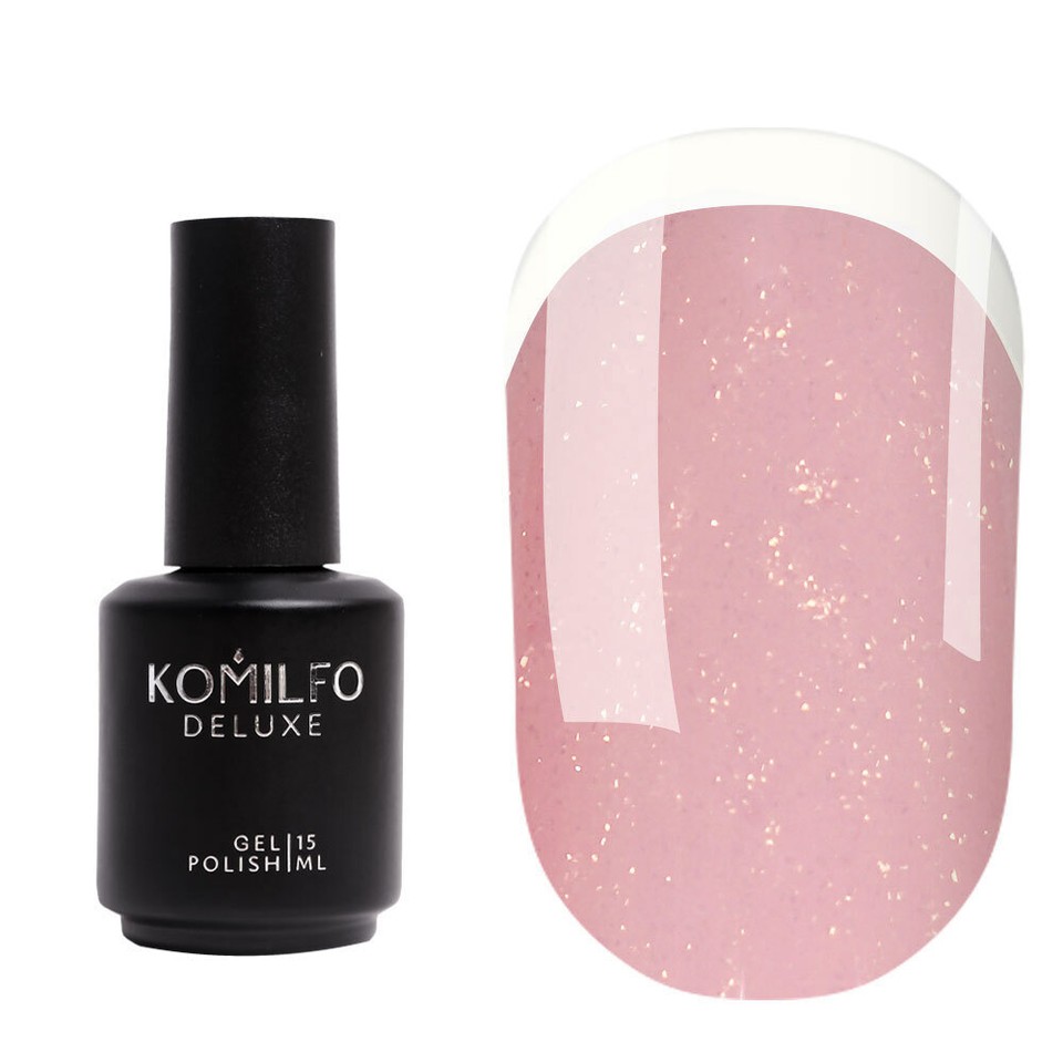 KOMILFO French Rubber Base Coat, Cover Base Coat, Glitter French Base ...