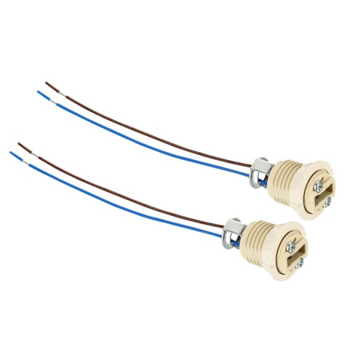 2pcs 140mm Cable Lead G9 Light Base Socket Ceramic Lamp Bulb Holder ...