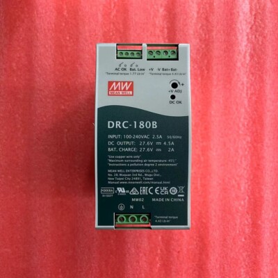 MEAN WELL DRC-180A DRC-180B Single Output with Battery Charger UPS Function | eBay