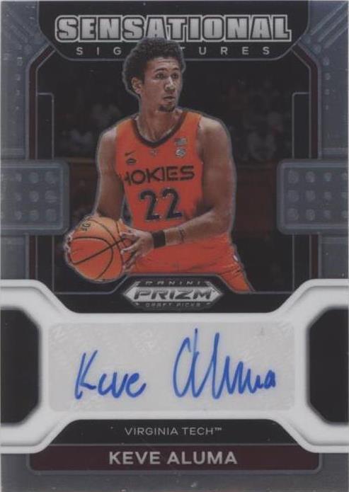 2022-23 Panini Prizm Draft Picks - Sensational Signatures Keve Aluma # ...