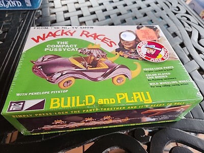MPC Wacky Races - The Compact Pussycat Snap Plastic Model Kit MPC934 ...