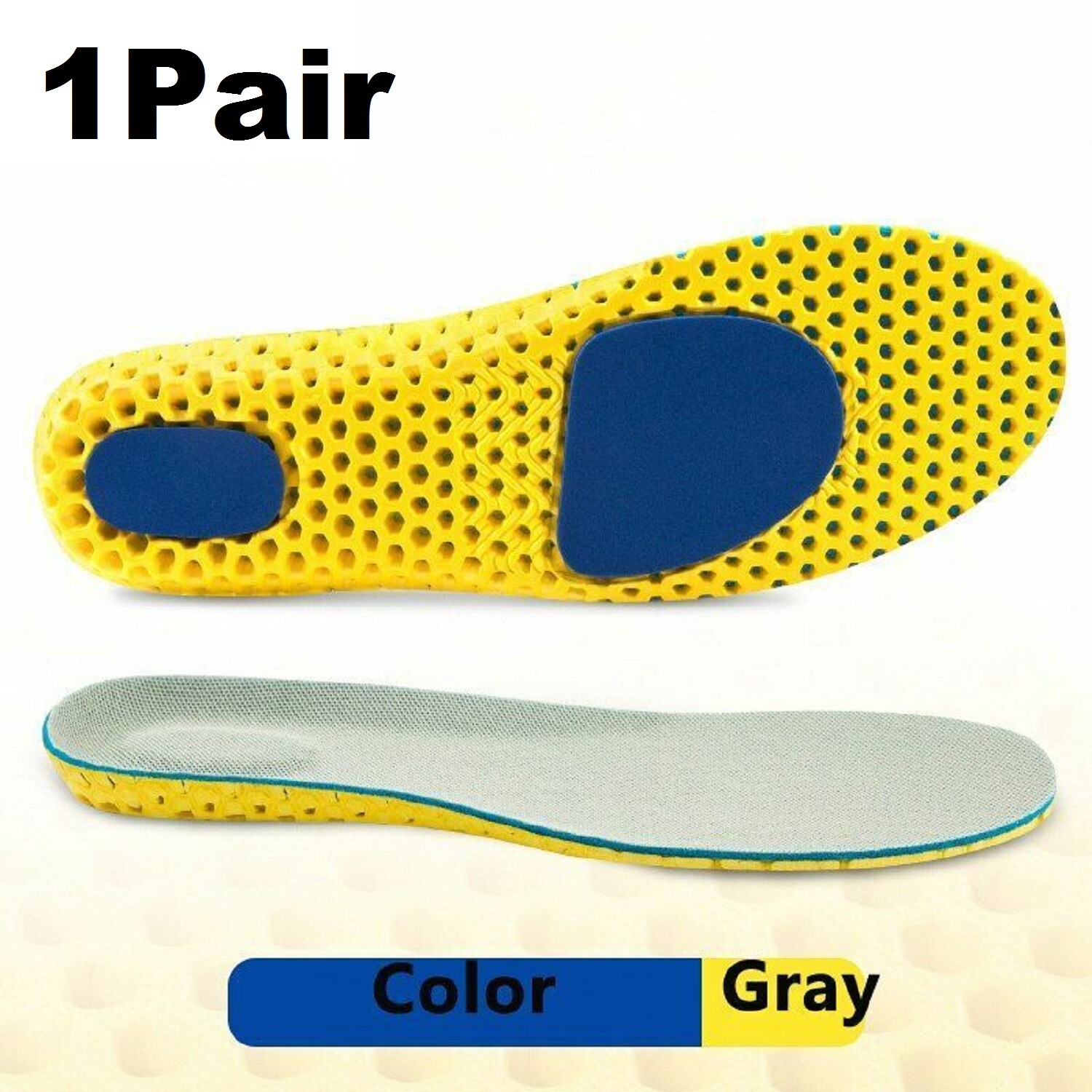 Orthotic Insoles Arch Support Pain Relief Inner Soles Shoe Soles Shoe ...