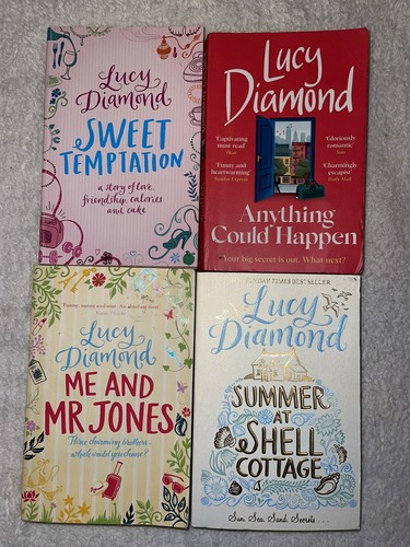 Lucy Diamond Book Bundle X 4, Romance, Womens Fiction, First Love, (74 ...