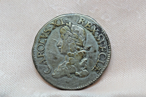 1670 Sweden King Carl XI silver 2 Mark coin | eBay UK