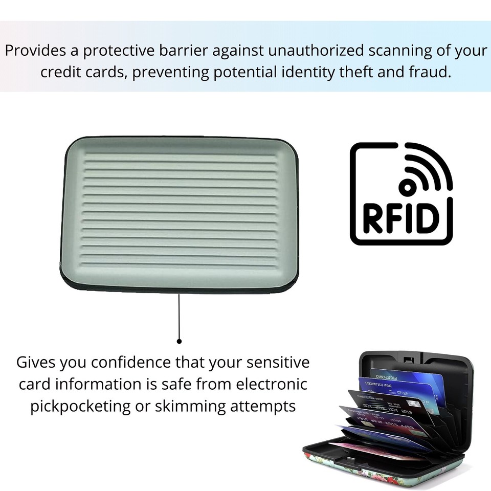 RFID CREDIT CARD HOLDER Case Protector Waterproof Anti-Theft ...
