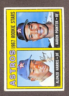 1967 Topps #564 Alonzo Harris Aaron Pointer Houston Astros Rookies RC ...