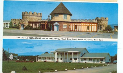 OLEAN, NEW YORK-CASTLE RESTAURANT-2 VIEWS-(NY-O*) | eBay