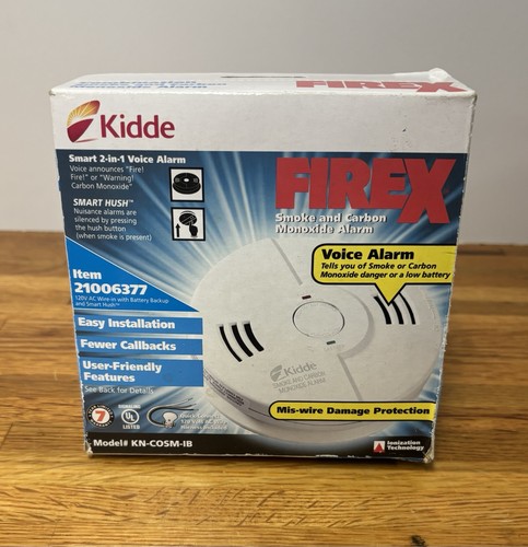 Kidde 21006377 Hardwired Combination Carbon Monoxide & Smoke Alarm KN ...