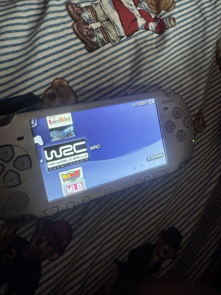 Sony PSP Slim 2001 Silver Bundle - Custom Mod- New Battery -PlayStation ...