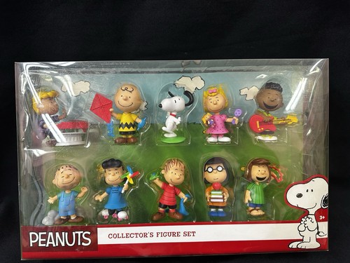 Peanuts Collectors Figures Set Of 10 Snoopy Linus Just Play 2015 NEW IN ...