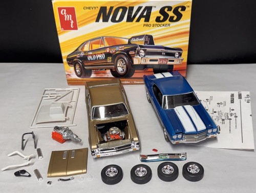 AMT Chevy Nova SS Pro Stocker & Chevelle plastic model kit 1:25 ...