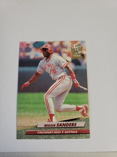 Reggie Sanders RC 1992 Fleer Ultra Reds Card #486 | eBay