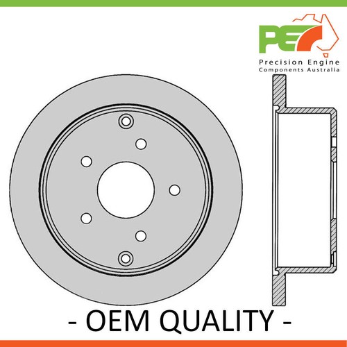 1x New *PROTEX* Rotor - Rear For HOLDEN COMMODORE POLICE VT 4D Wgn RWD ...