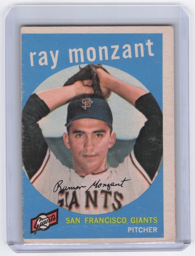 1959 Topps #332 Ray Monzant - | eBay