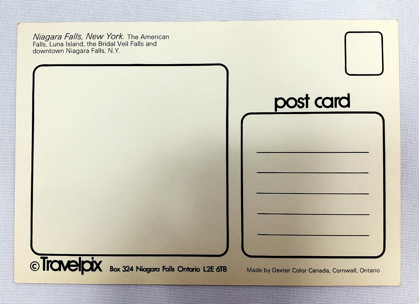 Vintage Postcard NY Niagra Falls PostalPix | eBay