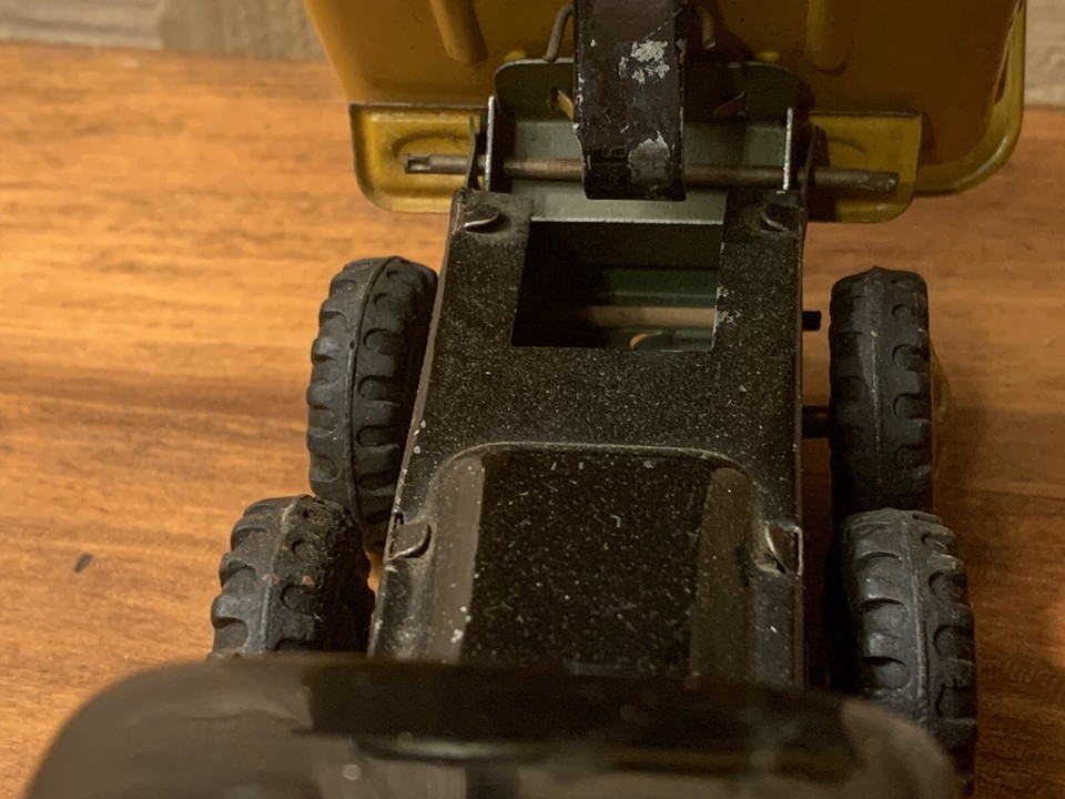 Vintage Tin Toy Dump Truck Made In Japan Mar Line Toys Coal Coke ...