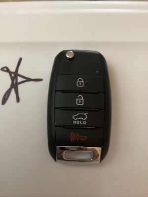 OEM 19-20 Kia Sorento Keyless Entry Flip Key Remote Fob Alarm Used ...