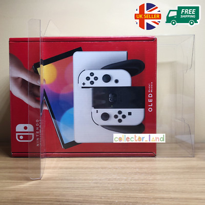 BOX PROTECTOR New Nintendo Switch OLED Console STRONG 0.5mm PLASTIC ...