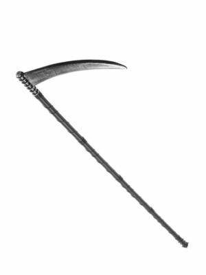Grim Reaper Scythe Death Collapsible Sickle Fancy Dress Costume Party ...