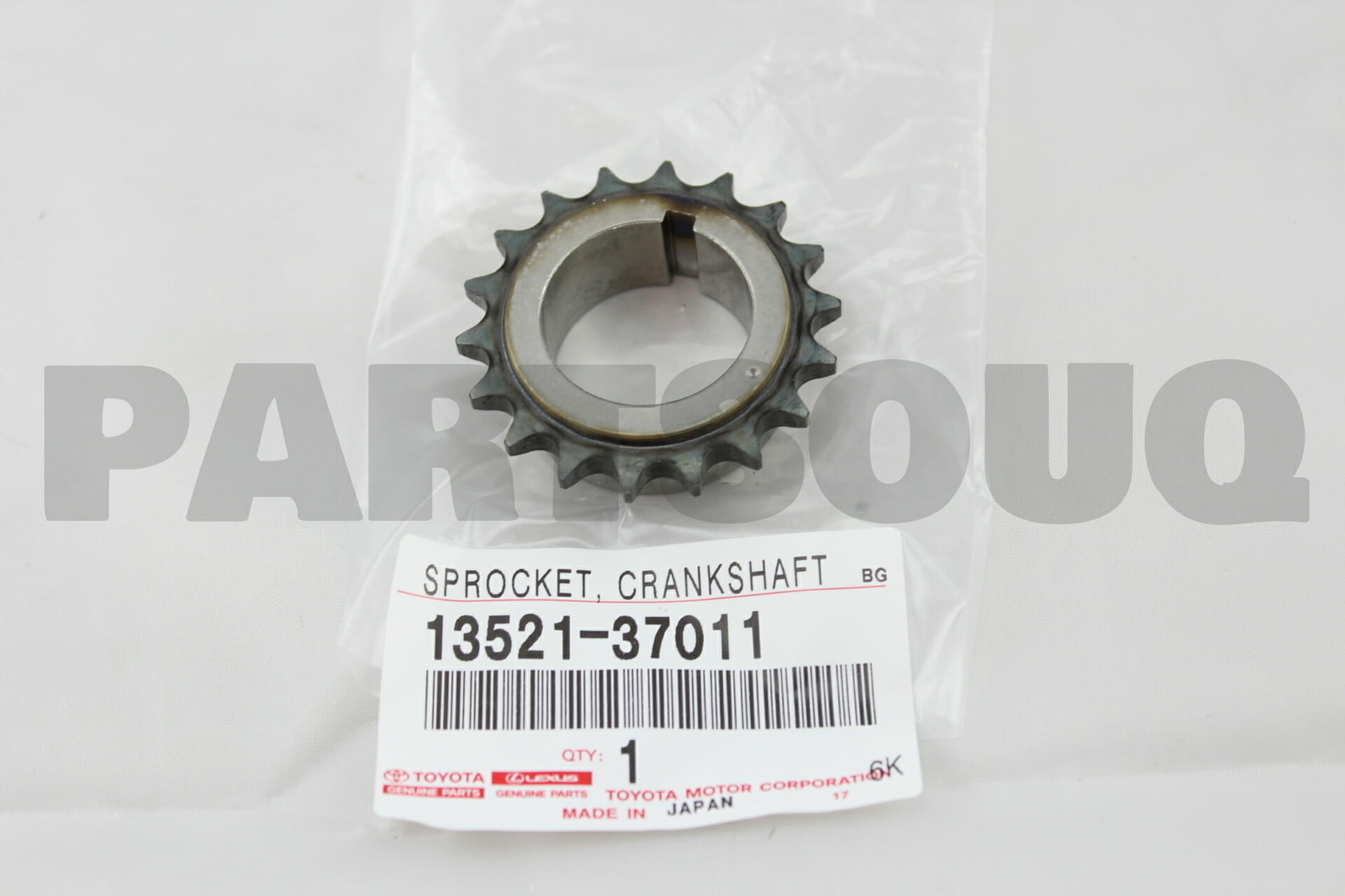 1352137011 Genuine Toyota GEAR OR SPROCKET, CRANKSHAFT TIMING 13521 ...