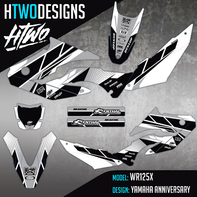 WR125 GRAPHICS STICKERS TO FIT YAMAHA WR 125 X GRAPHIC KIT 09-18 DECAL ...