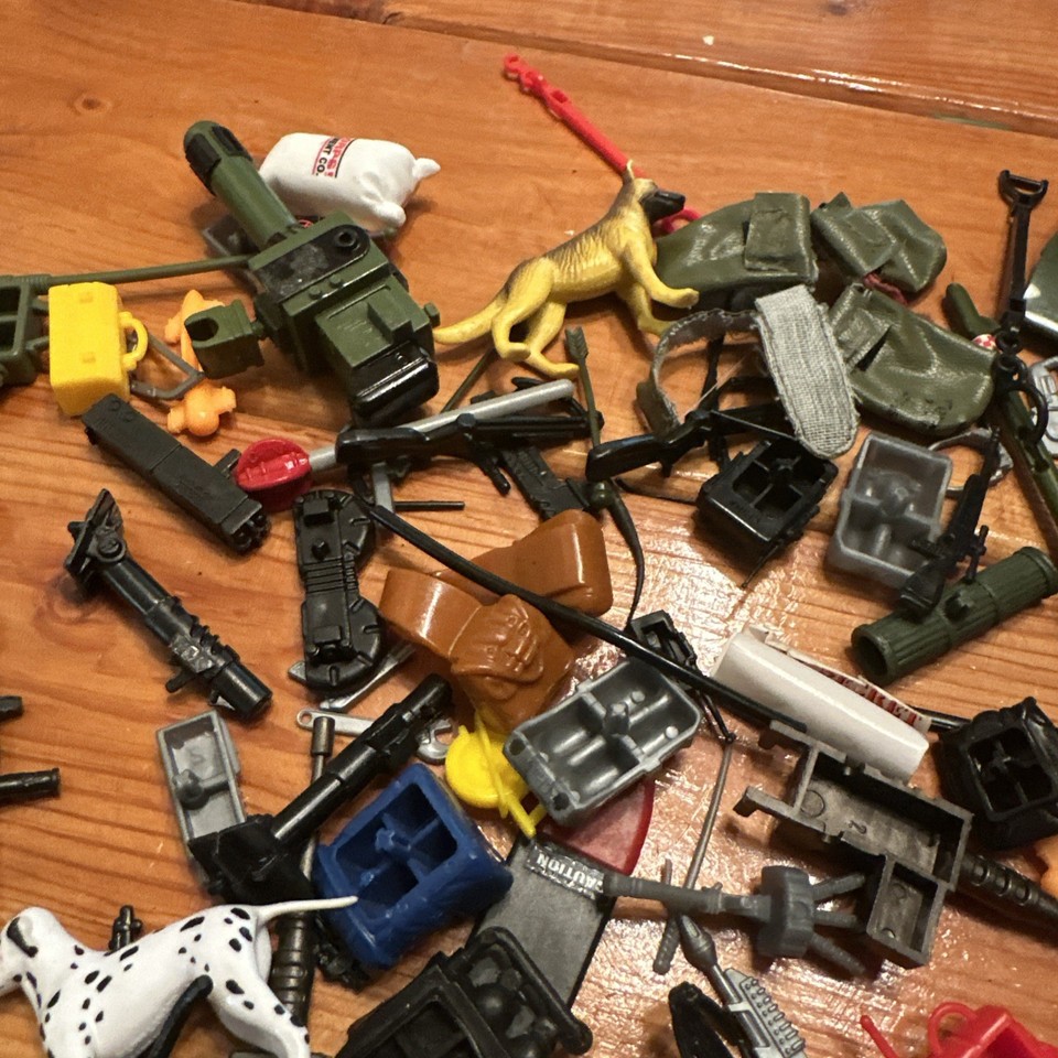 Lot Lanard The Corp Gi Joe Accessories Guns Backpacks Dogs Missles | eBay