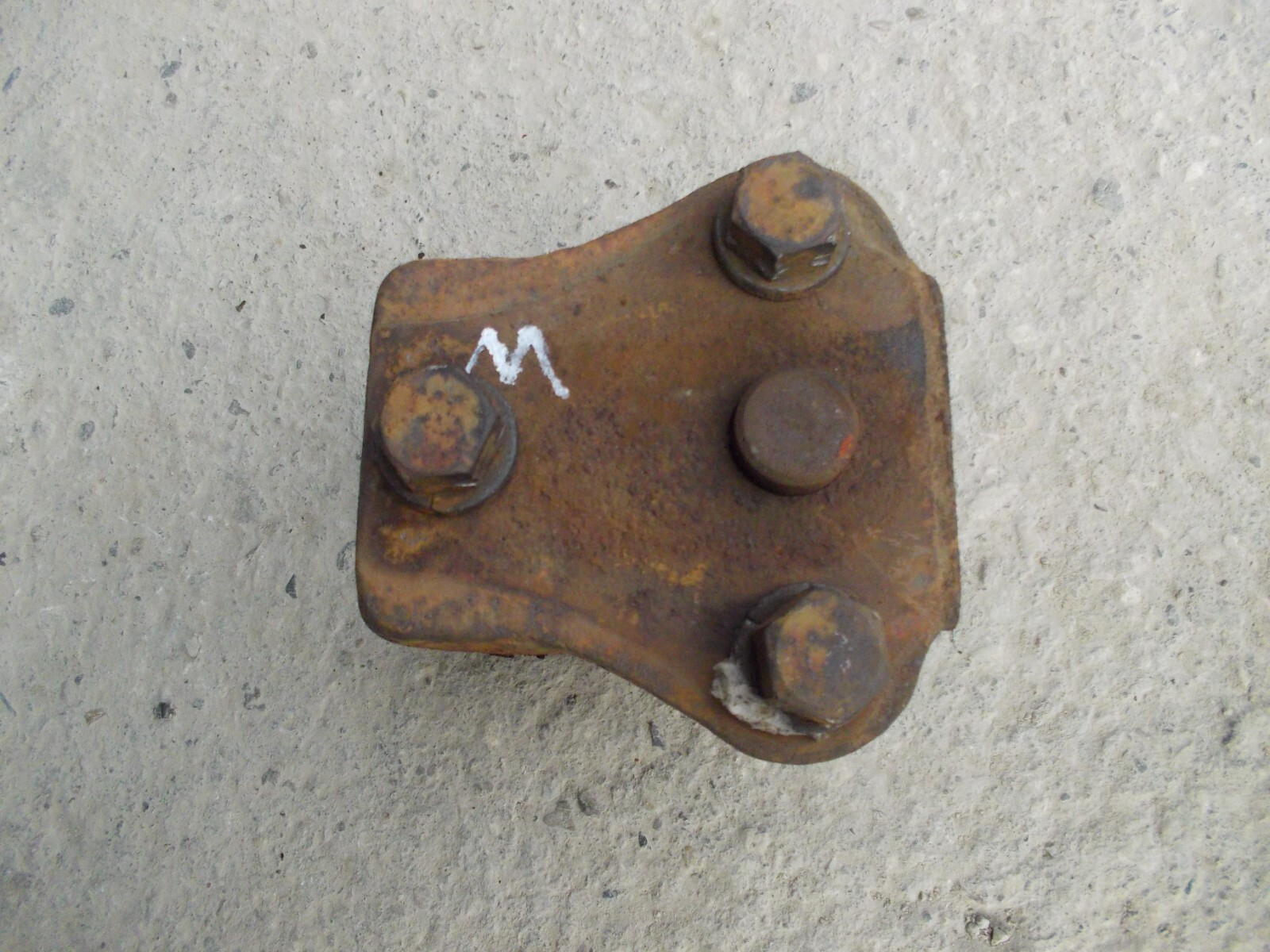 Farmall M IH Tractor drawbar draw bar anchor bracket w/ bolts + main ...