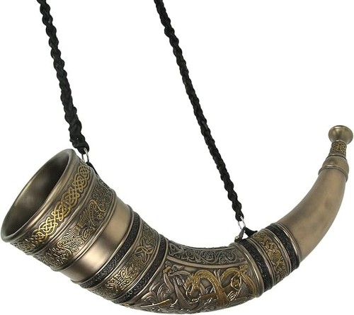 Sigur Slaying Fafnir Viking Horn With Dragon Wall Mount 6944197143796| eBay