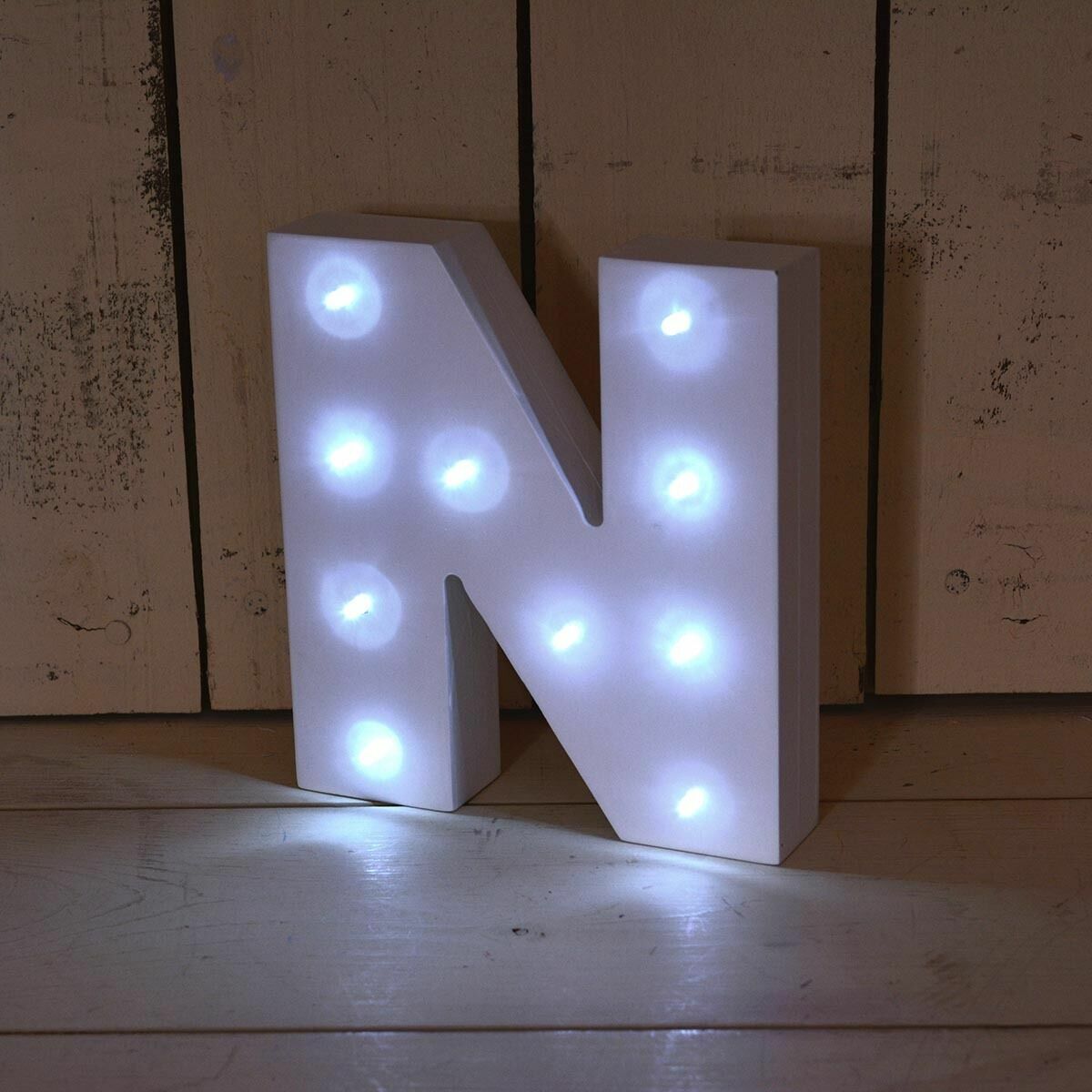 A-Z LED Wooden Stand Up Letters for Parties, Weddings, Decorations ...