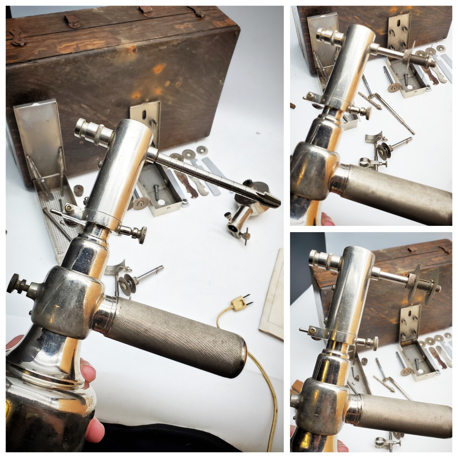 Antique WW2 Era Medical Surgical Electric Bone Saw KNY Scheerer Bone ...