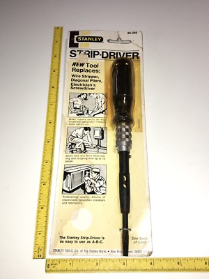 VTG Stanley Strip-Driver 66-250 NOS Electricians Multi-Tool Wire ...