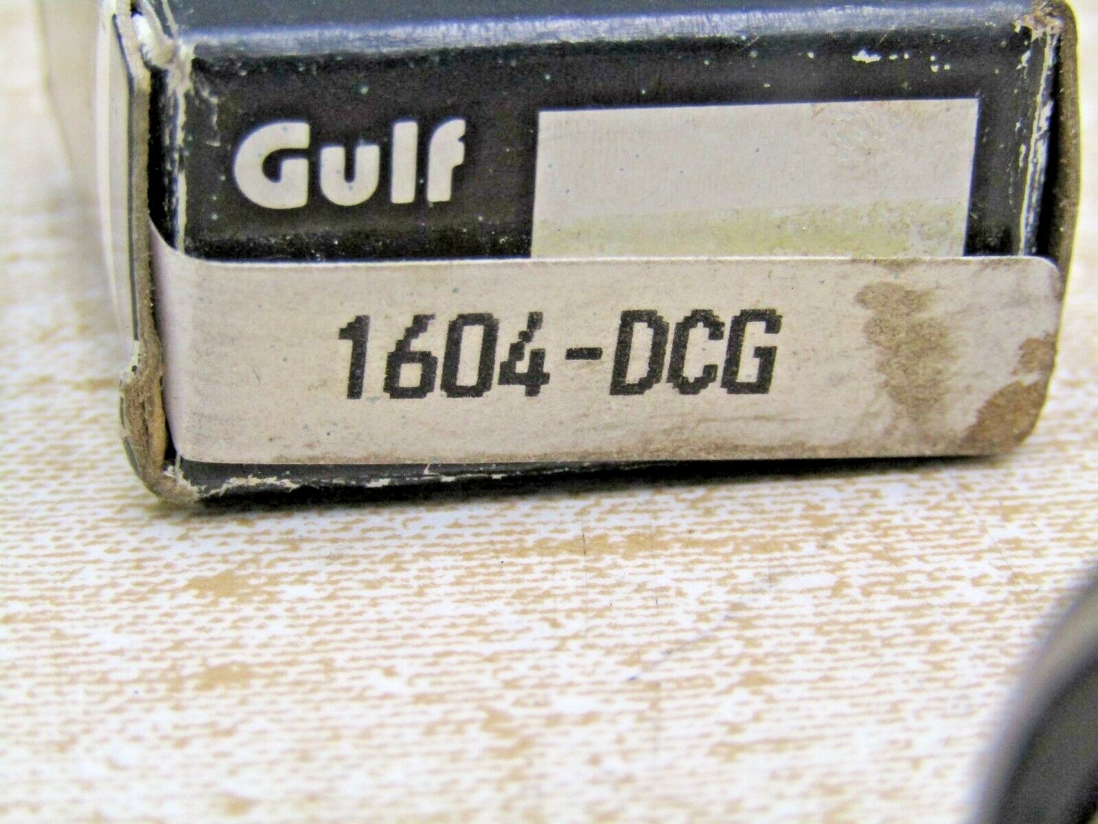 Gulf 1604DCG 1604-2RSNR 3/8" x 7/8" x 11/32" Sealed Snap Ring Bearing ...