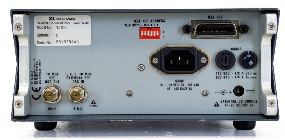 XL Microwave 3400 Microwave Frequency Counter 40 GHz with power Meter ...