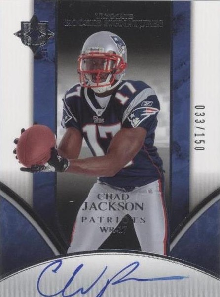 2006 Ultimate Collection - Ultimate Rookie Signatures #222 Chad Jackson ...