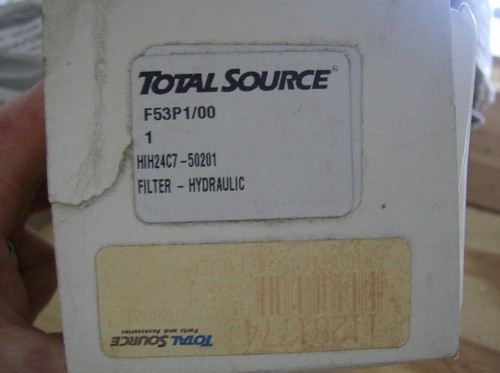 TOTAL SOURCE HIH24C7-50201 HYDRAULIC FILTER FORKLIFT | eBay